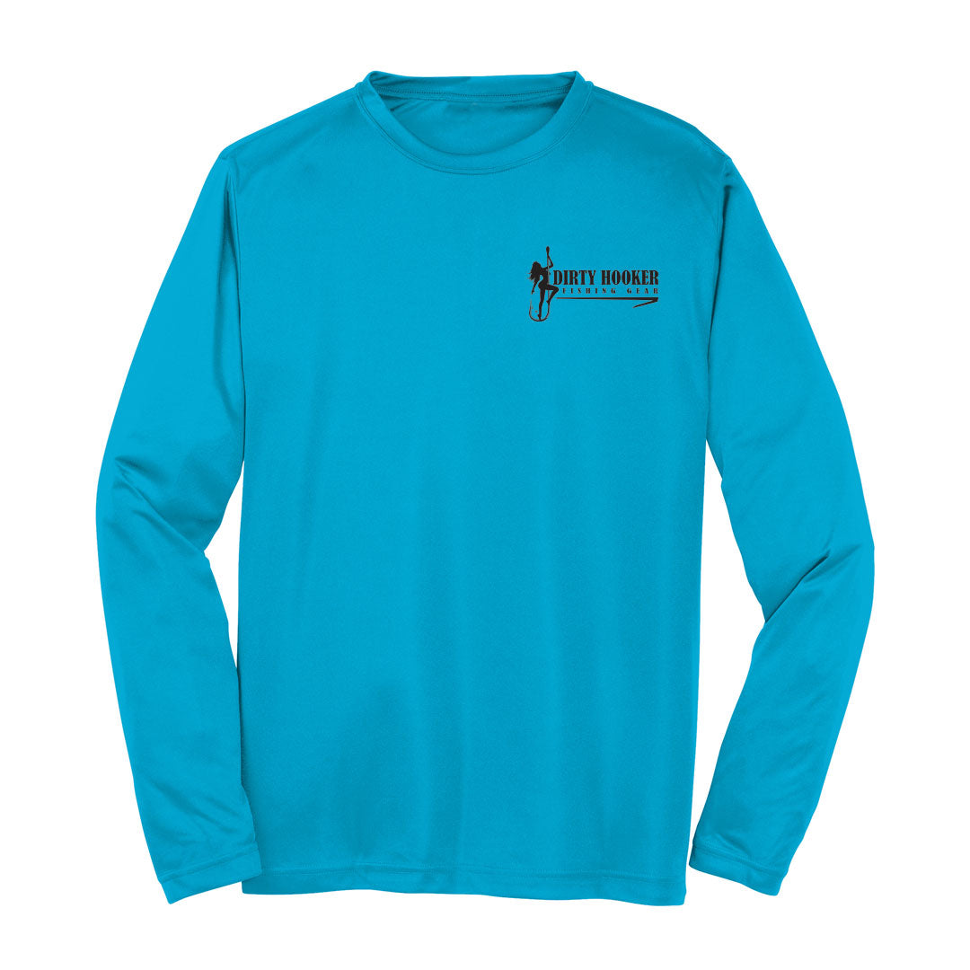 Dirty Hooker Florida Shine Black - Dry Fit – Dirty Hooker Fishing Gear