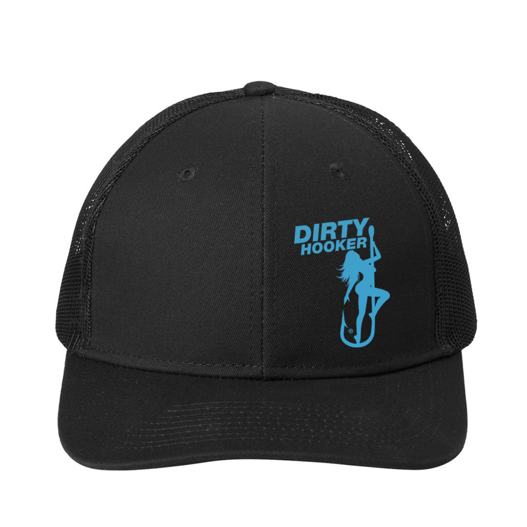 Dirty Hooker Lure Light Blue - Premium Trucker Hat – Dirty Hooker ...