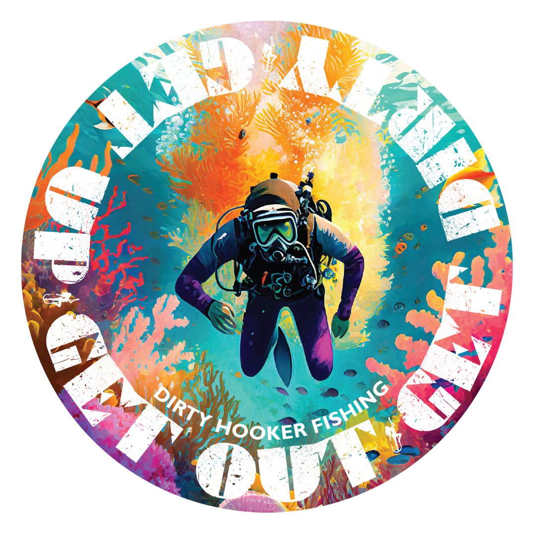 Dirty Hooker Get Dirty Sticker – Dirty Hooker Fishing Gear